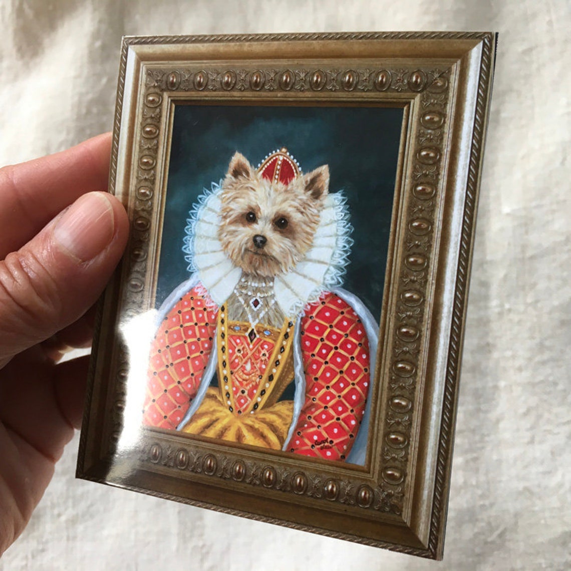 Dog Magnet Belle Yorkshire Terrier Refrigerator Magnet - Etsy