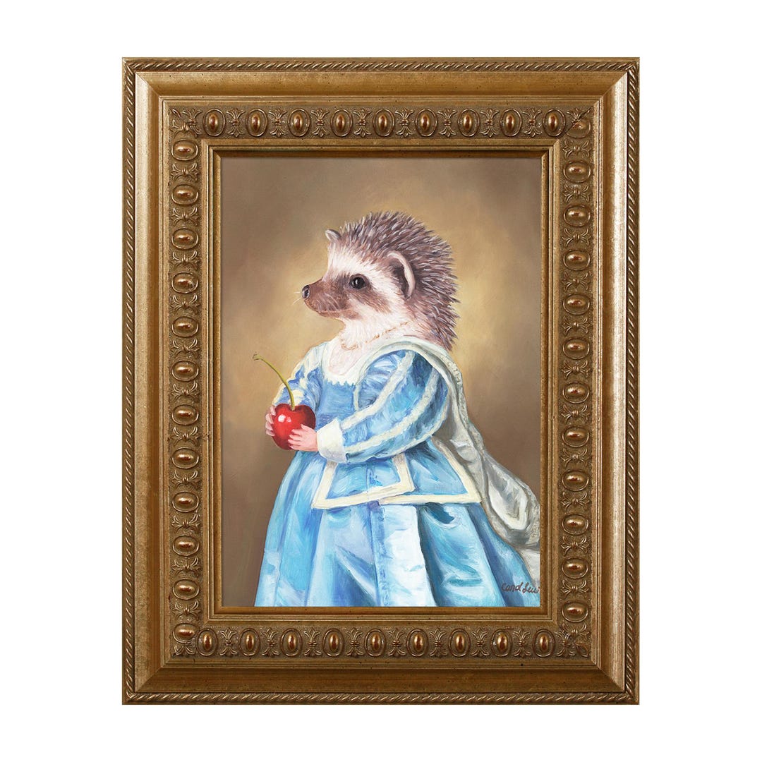 Mrs. Hedgehog Magnet: Aristocratic Animal Lover Gift - Etsy