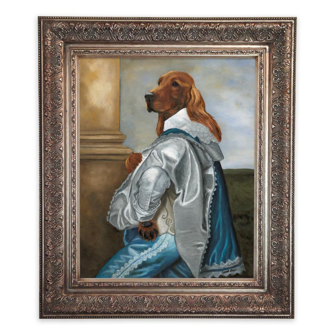 Irish Setter Irish Setter Art Dog Painting Original | Etsy