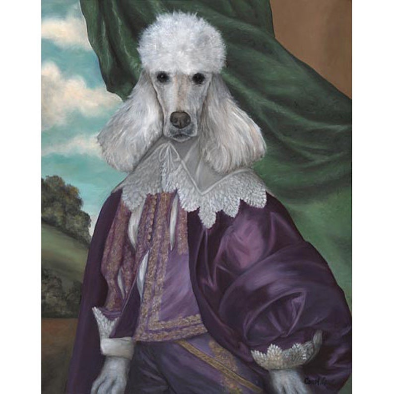 Poodle Print French Poodle Toy Poodle Standard Poodle | Etsy