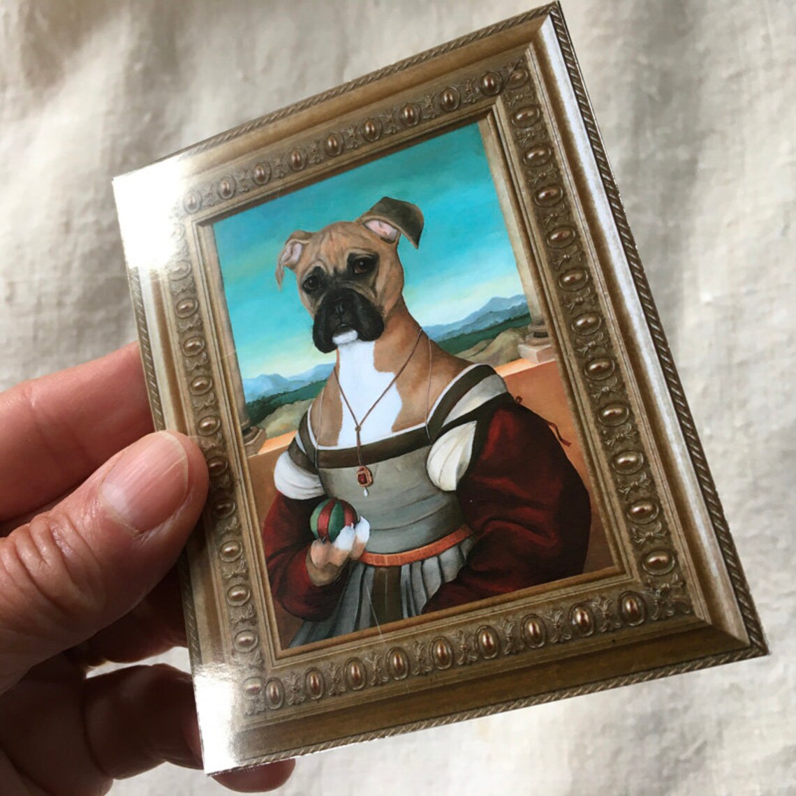 Dog Magnet Betsy Boxer Refrigerator Magnet | Etsy