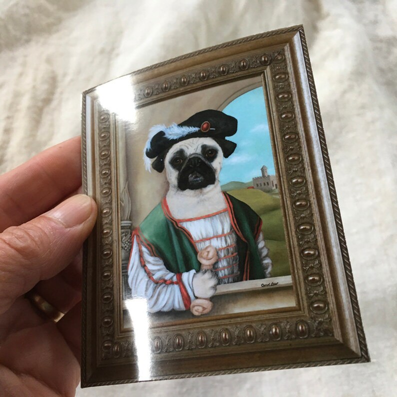 Dog Magnet Guido Pug Refrigerator Magnet | Etsy