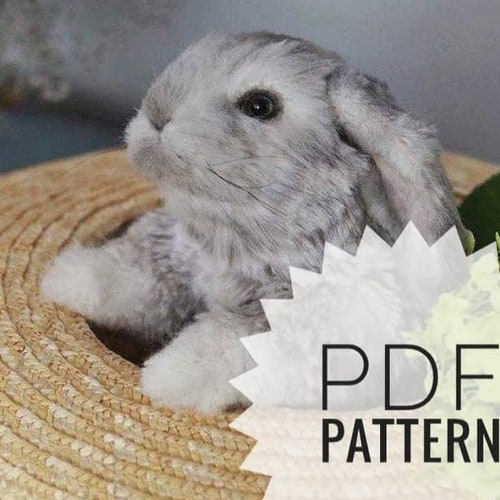 Plush Rabbit Toy Pattern - Etsy