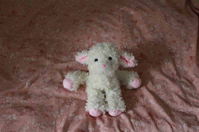 Lamb Plush Sewing Pattern: DIY Sheep Toy Tutorial (PDF). Christmas ...