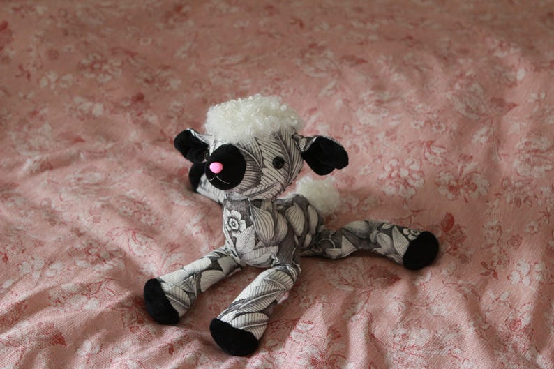 Lamb Plush Sewing Pattern: DIY Sheep Toy Tutorial (PDF). Christmas ...