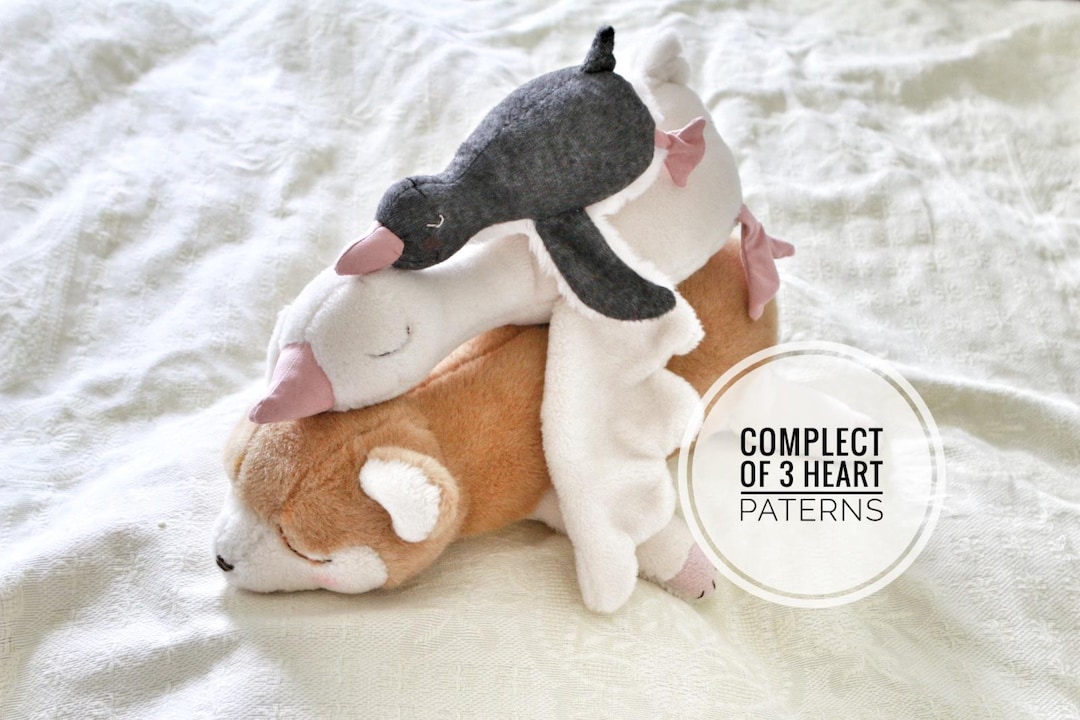 Create Special Country-style Toys: A Set of 3 Patterns for Heartfelt ...