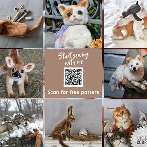 Fennec Fox Plush Pdf Pattern, Doll Making, Stuffed Animal, Sewing Corgie, Teddy Bear Tutorial ...