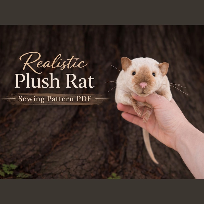 Realistic Plush Mouse - Etsy UK