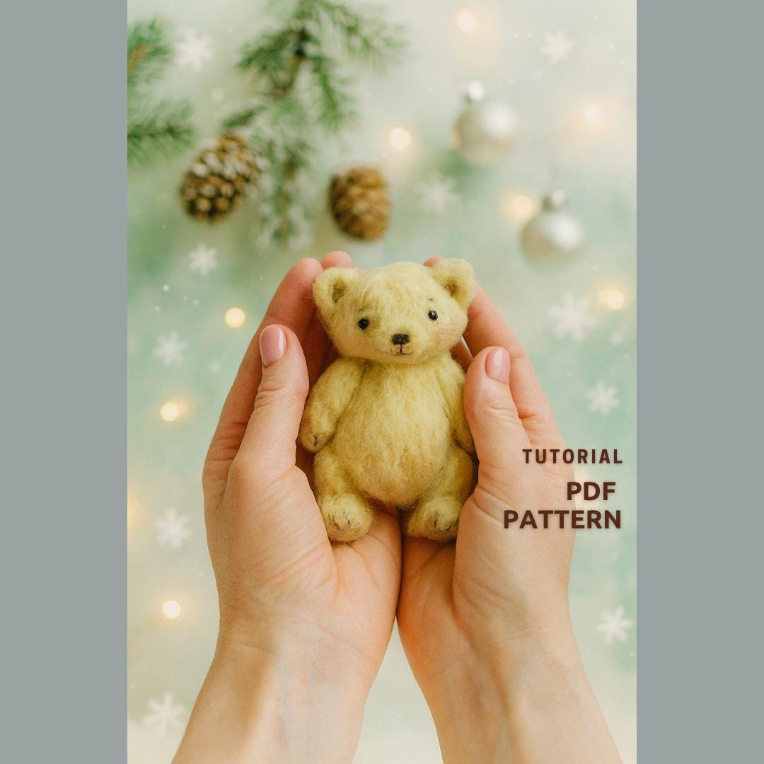 Winnie the Pooh Sewing Pattern: Mini Teddy Bear DIY (PDF Pattern) - Etsy