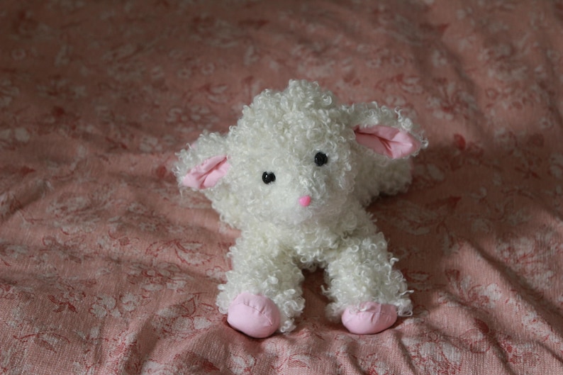 Lamb Plush Sewing Pattern: DIY Sheep Toy Tutorial (PDF). Christmas ...
