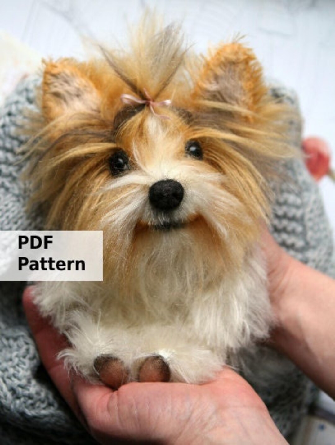 Yorkshire Terrier Sewing Pattern: DIY Plush Dog, Stuffed Animal (PDF ...