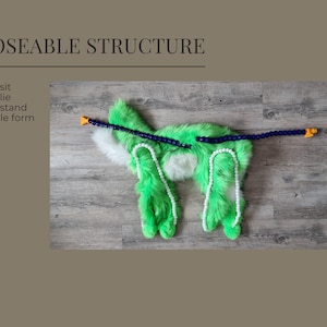 Realistic Fox Sewing Pattern PDF | Faux Taxidermy Plush With Skeleton ...