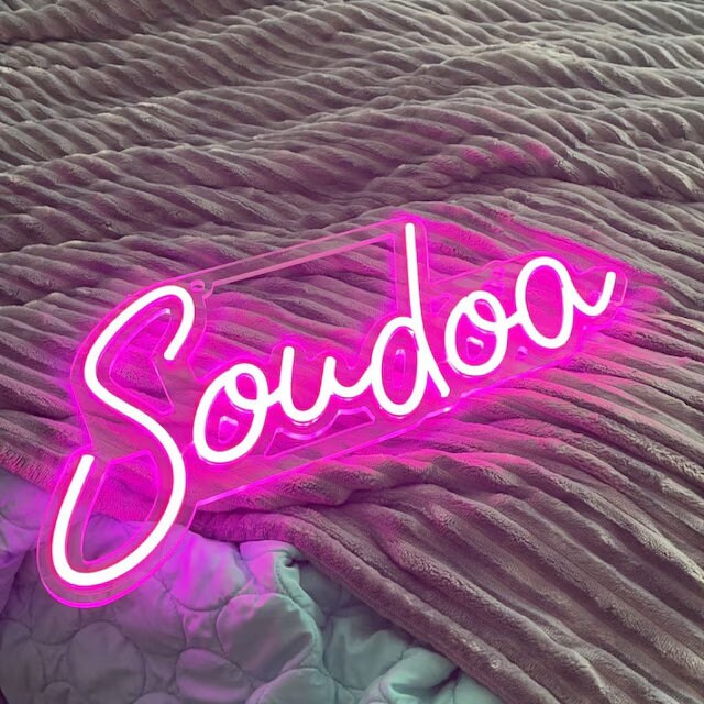 Personalized Aesthetic Neon Sign, Neon Sign, Wall Decor, LED Neon Light ...