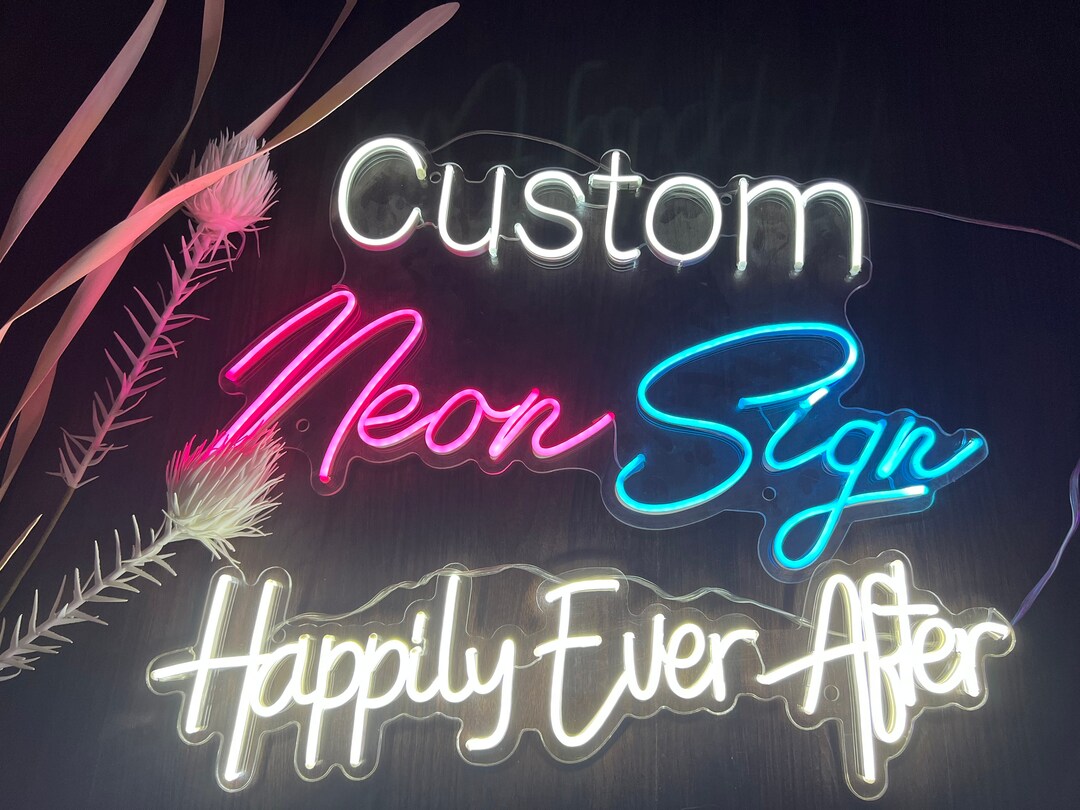Custom Neon Sign, Neon Sign, Room Decor, LED Neon Light, Neon Bar Sign ...
