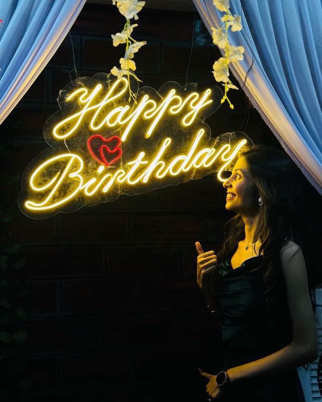 Personalized Neon Birthday Sign, Neon Sign, Wall Decor, LED Neon Light ...