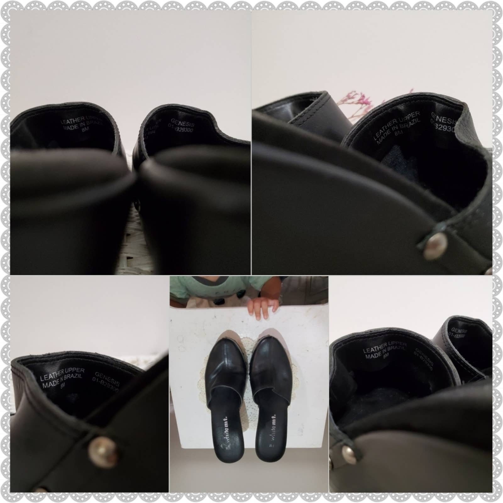 Vintage Black Studded Clogs Biker Moto Goth Grunge Platform - Etsy