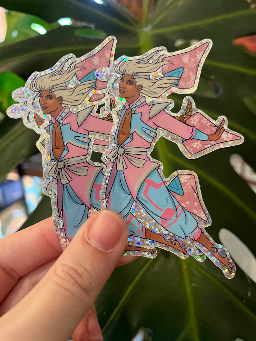 Overwatch Lifeweaver Glitter Sticker - Etsy