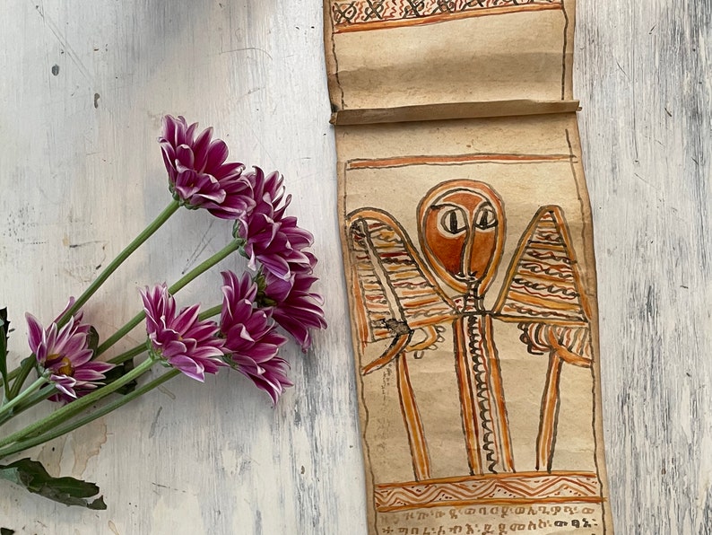 Antique Ethiopian Magic Prayer Scroll : Ethiopia African - Etsy