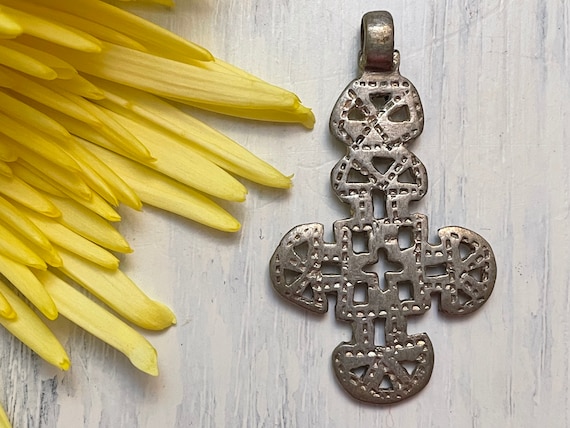Traditional Ethiopian Coptic Cross Pendant : Ethiopia African - Etsy