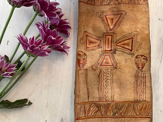 Antique Ethiopian Magic Prayer Scroll : Ethiopia African - Etsy
