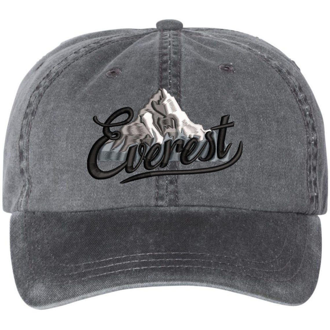 Mountain Design and Text Embroidered Dad Hat Hiking Camping Backpacking ...