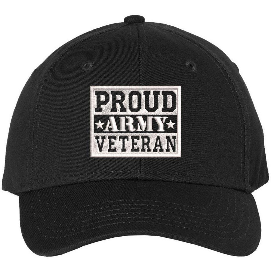 US Army Proud Army Veteran Embroidered Patch Baseball Hat USA Military ...