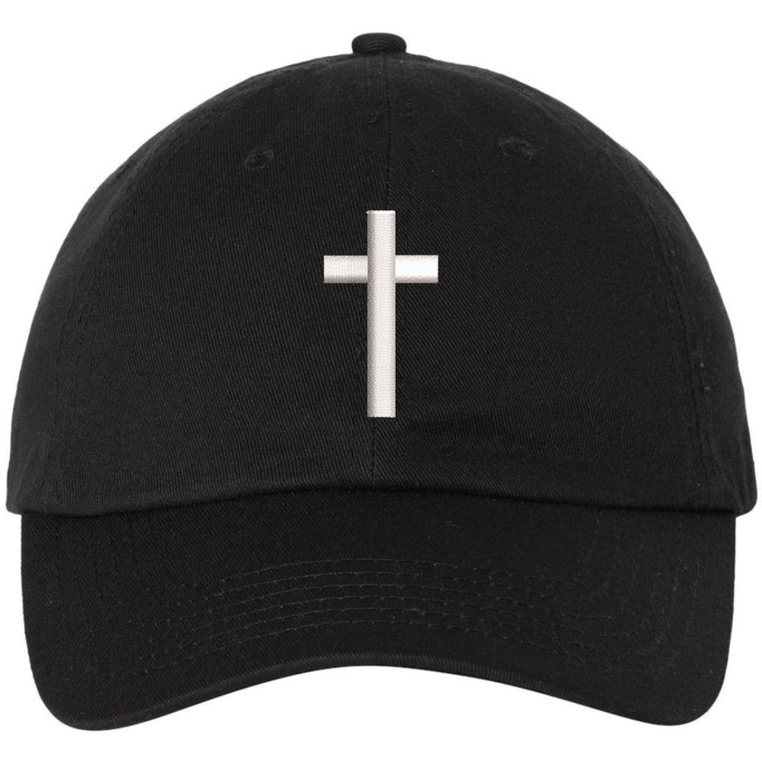 Religious Christian Cross Logo Embroidered Dad Hat Low Profile ...