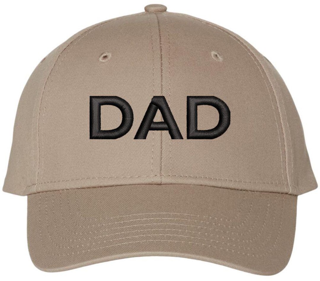 Dad Embroidered Baseball Cap | Father's Day Birthday Gift Dad Text ...