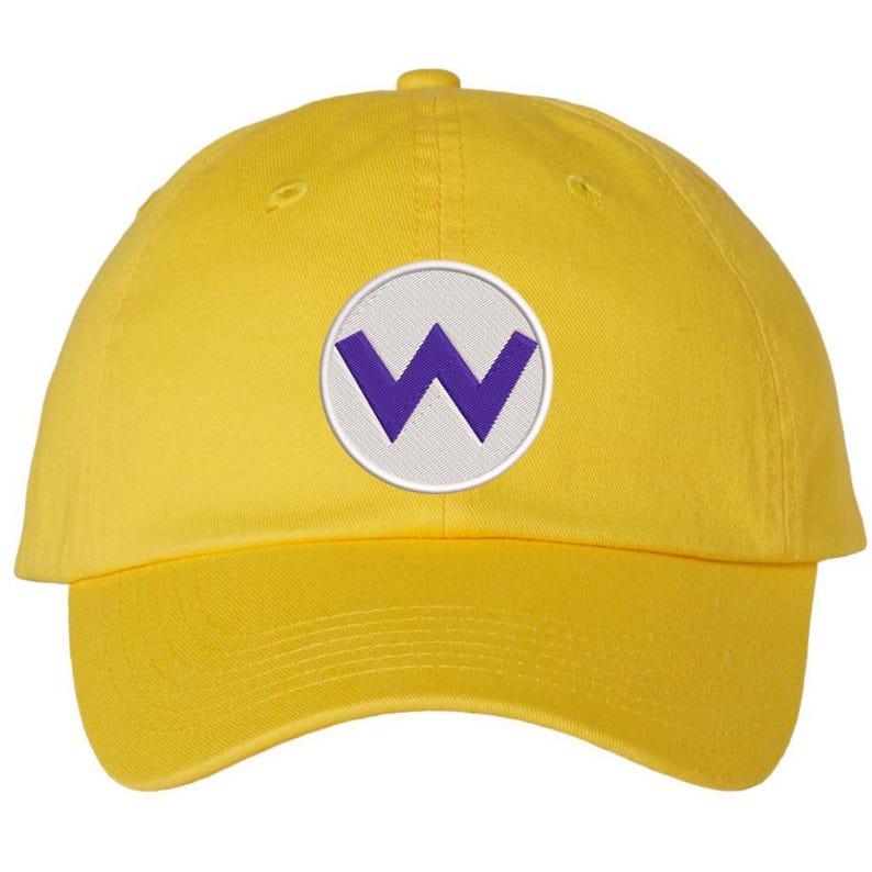 Mario Luigi Wario Waluigi Embroidered Super Bros Full Circle Logo Dat ...