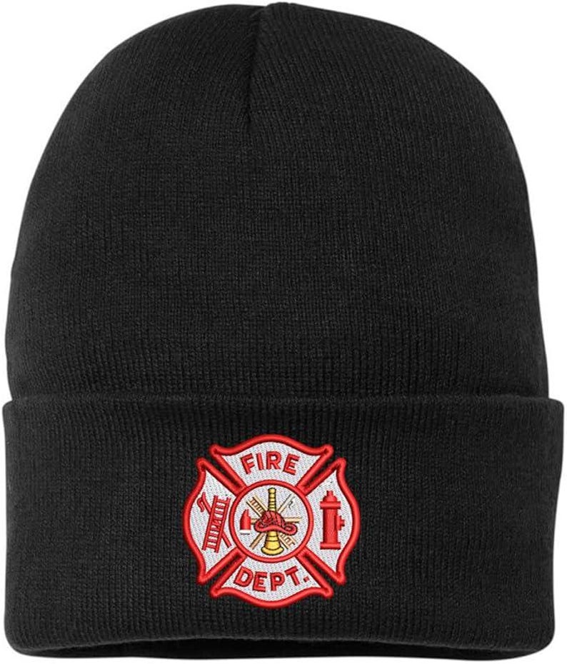 Army Universe Fire Department Beanie Embroidered FIRE DEPT Watch Cap ...