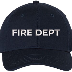 Fire Department Embroidered Baseball Cap | Fire Fighters Rescue ...
