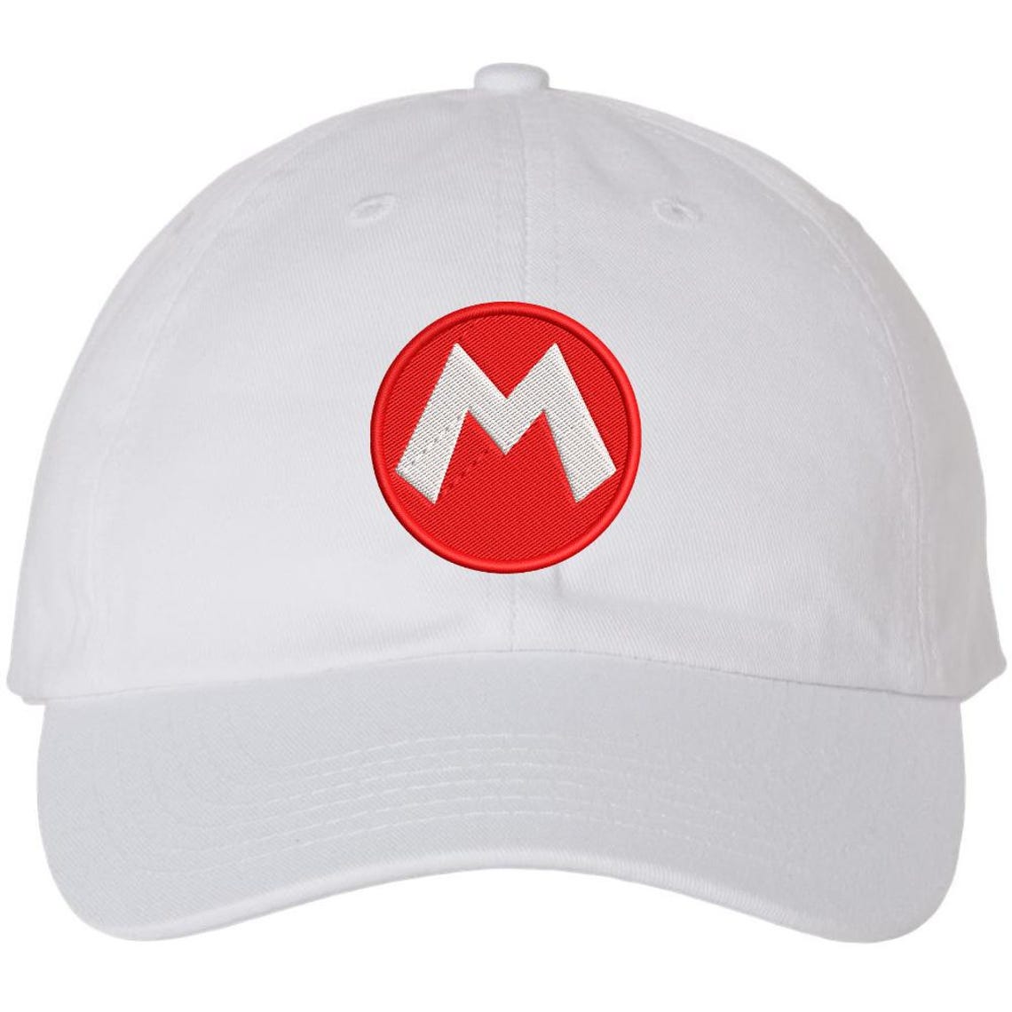 Mario Luigi Wario Waluigi Embroidered Super Bros Full Circle Logo Dat ...