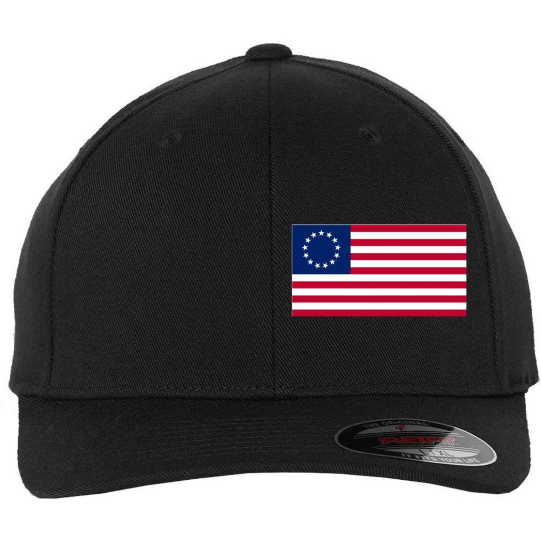 Betsy Ross Flag Flexfit Cap – Embroidered American Colonial Hat - Etsy