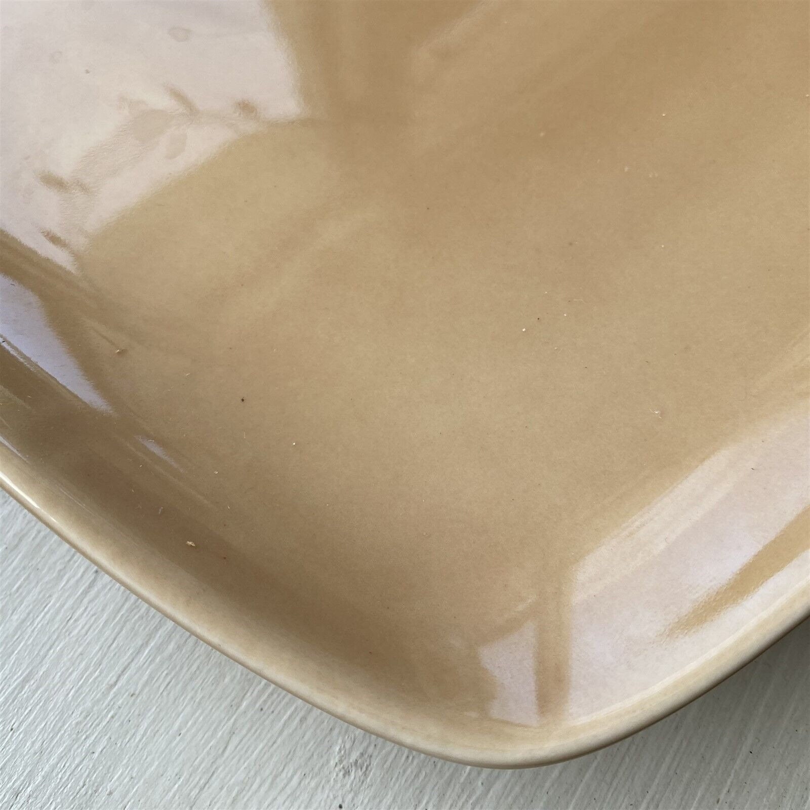 Homer Laughlin Triangle Dinner Plates Lead Free Made in USA Mustard ...