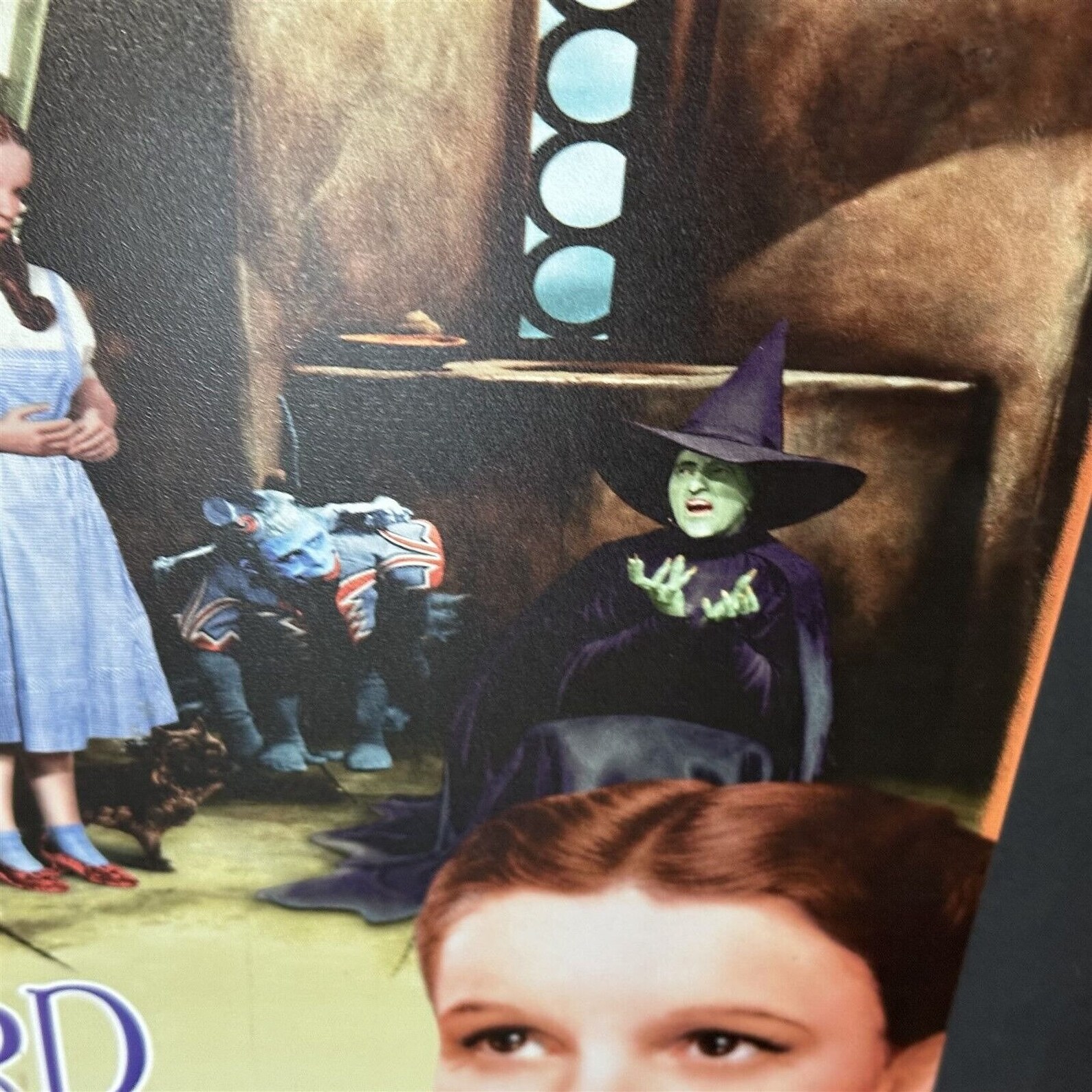 Vintage Wizard of Oz Tin Sign Plaque Dorothy Witch Melting Kmart 1990's ...