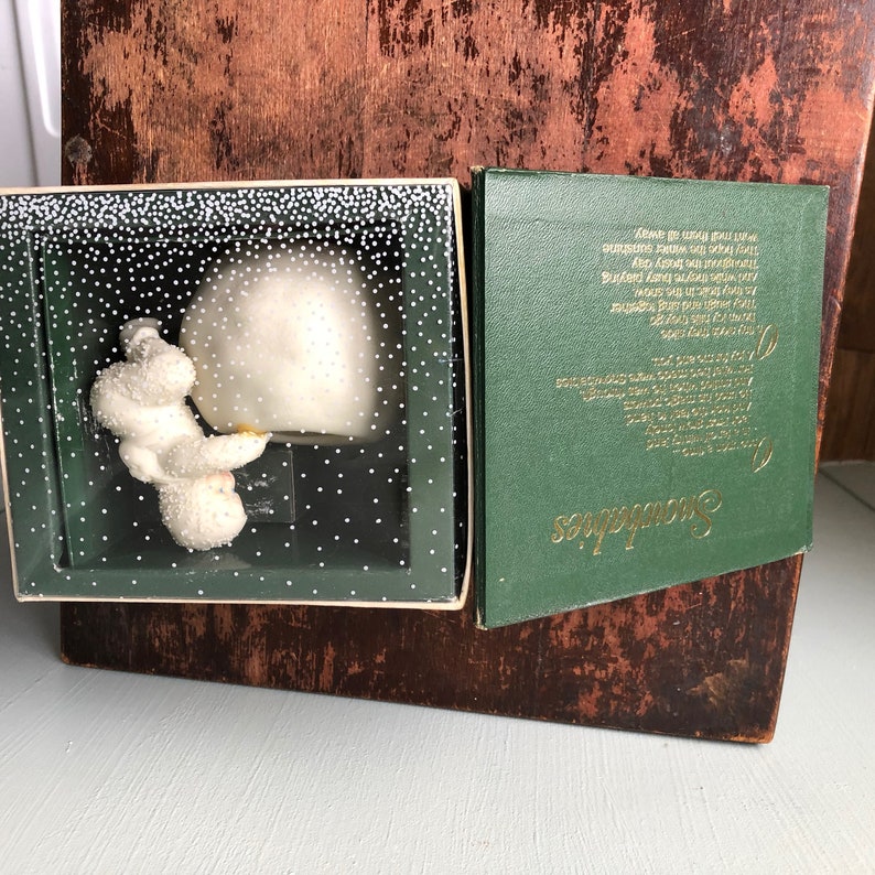 SNOWBABIES Snowbaby Climbing in Snowball 1980's With Box - Etsy