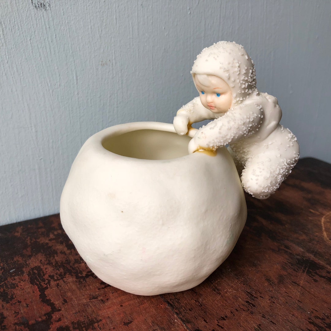 SNOWBABIES Snowbaby Climbing in Snowball 1980's With Box - Etsy