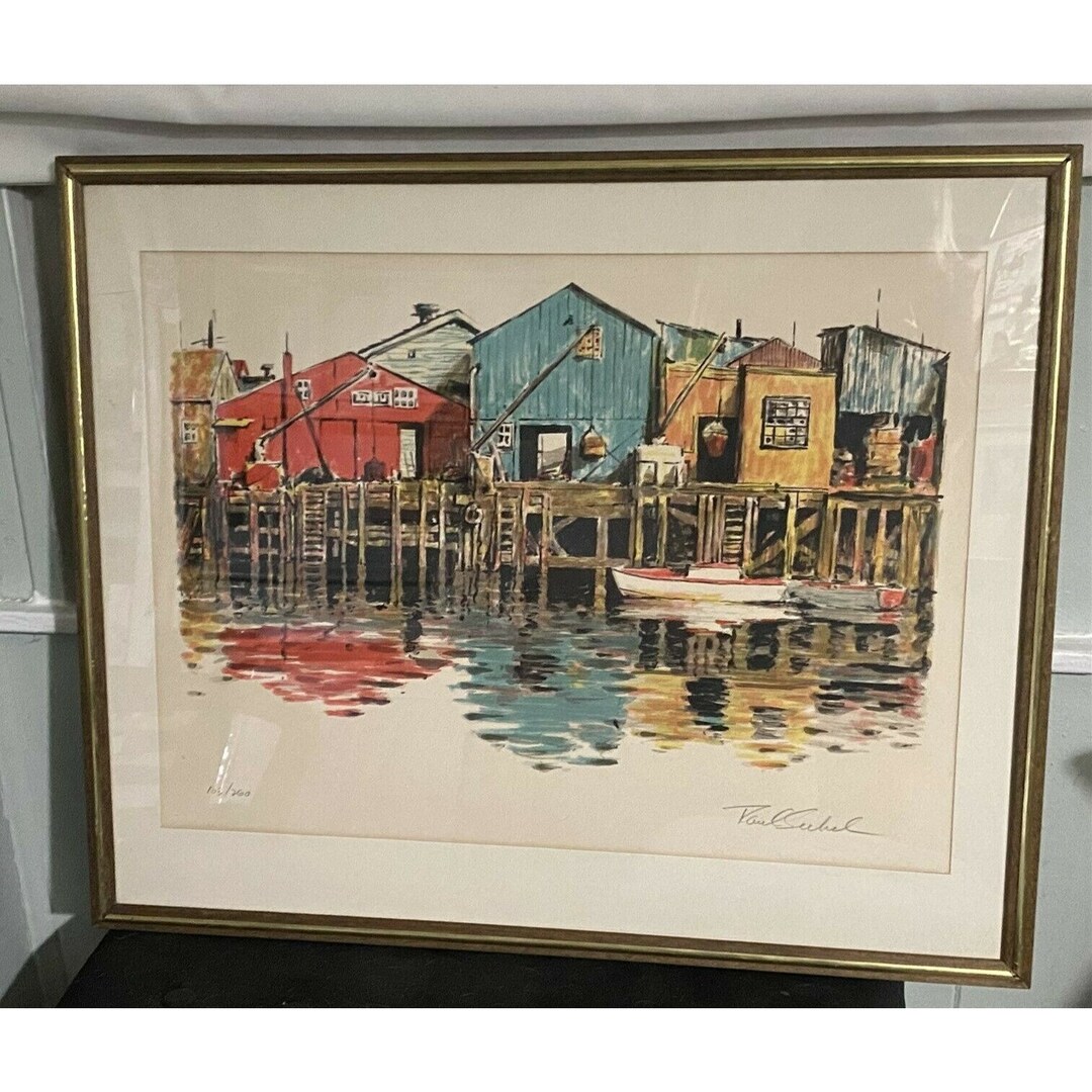 PAUL SECKEL Listed German Born NY Artist Signed Lithograph - Etsy