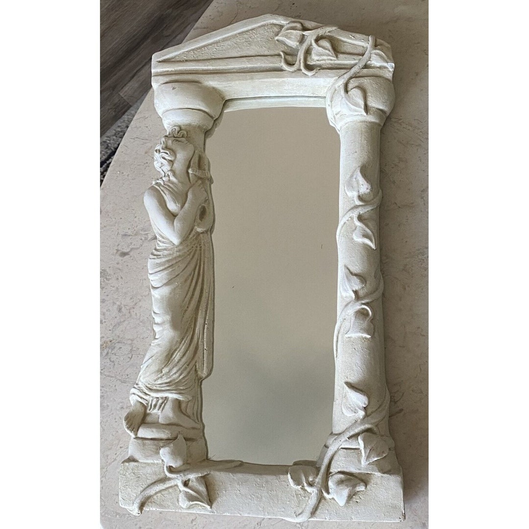Vintage Greek Ceramic MIRROR Art Nouveau Museum Copy Union Greek ...