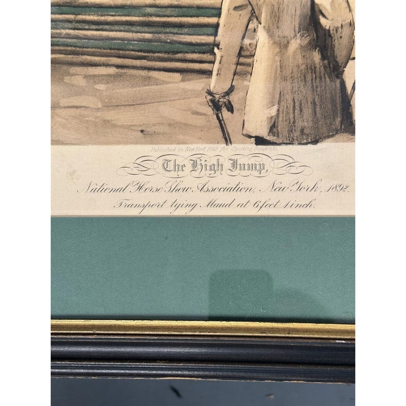 The High Jump Art Print Vintage Heliotype Printing Co W S Vanderbilt ...