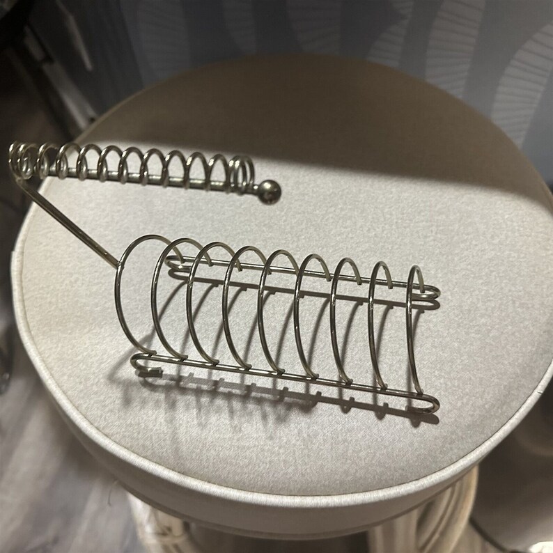 Mid Century Letter Rack Desktop Organizer Wire Gold Spiral - Etsy
