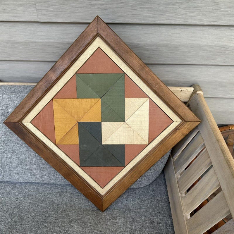 Wood Quilt Block - Etsy
