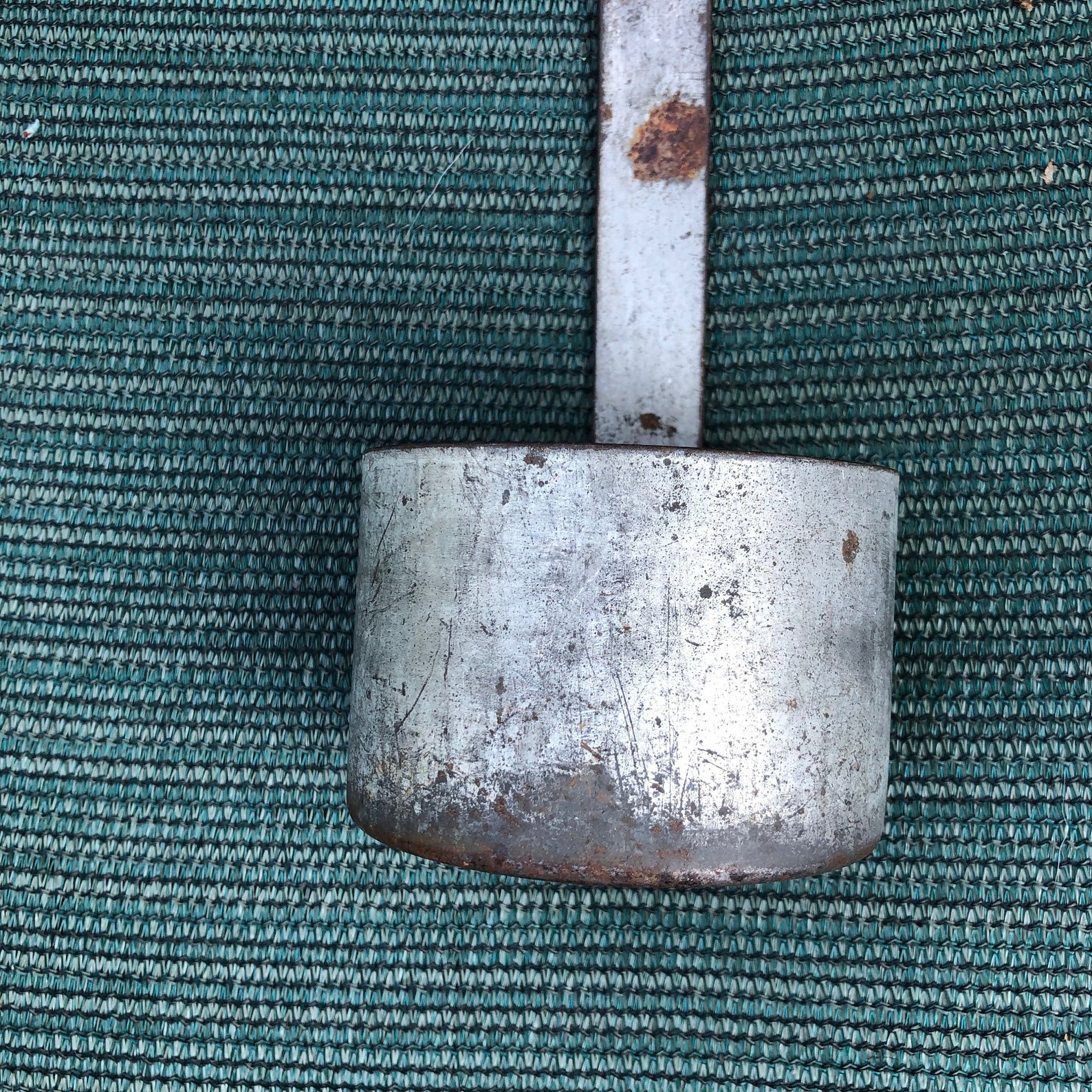 Vintage Primitive Metal Ladle Milk Ladle 1 Pint NYC Approved V-1 Marked ...