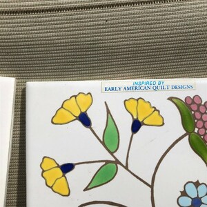 Besheer Art Tile Early American Quilt Design Boston Fine Art Museum - Etsy