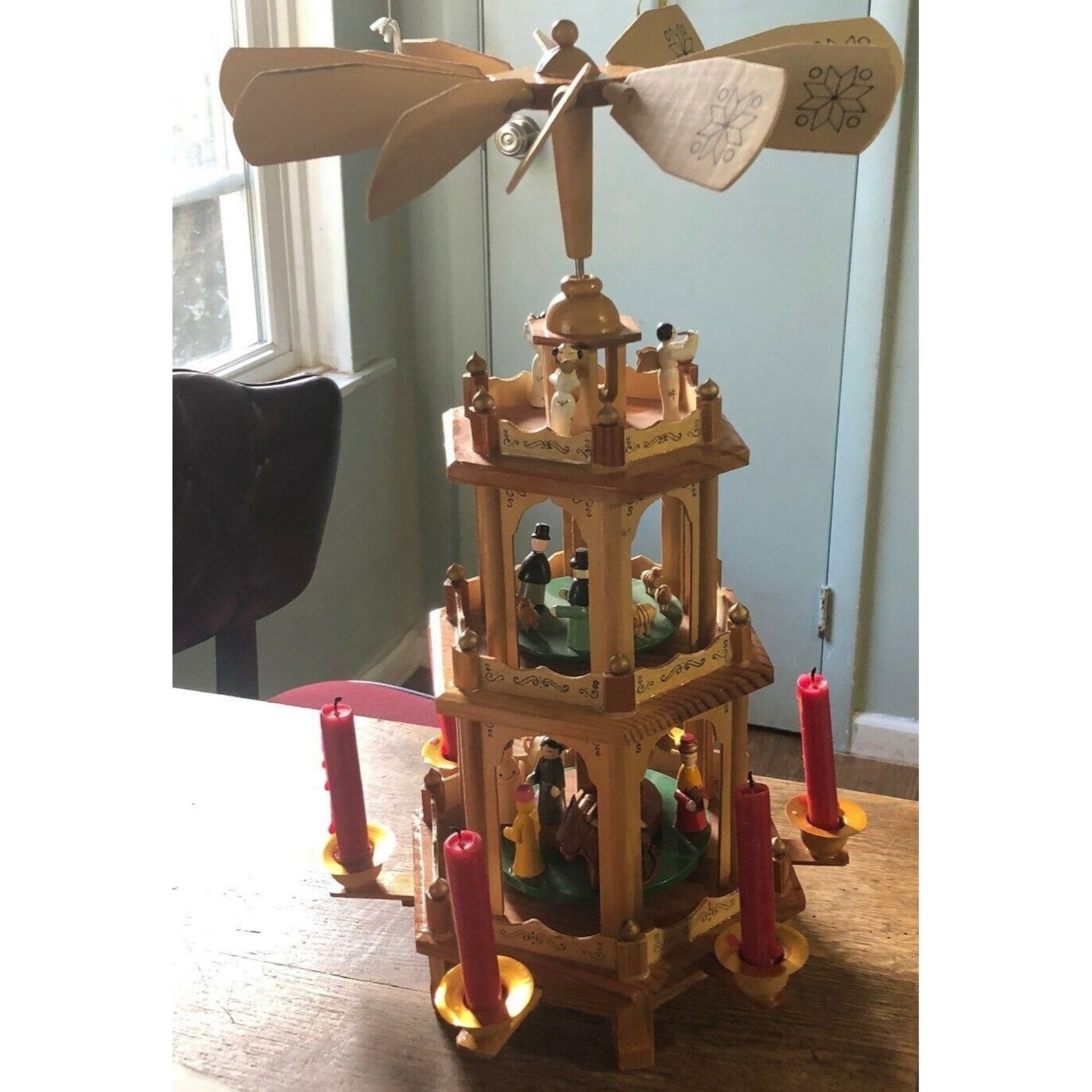 German Christmas Nativity Pyramid WEIHNACHTS Design 7952 3 - Etsy