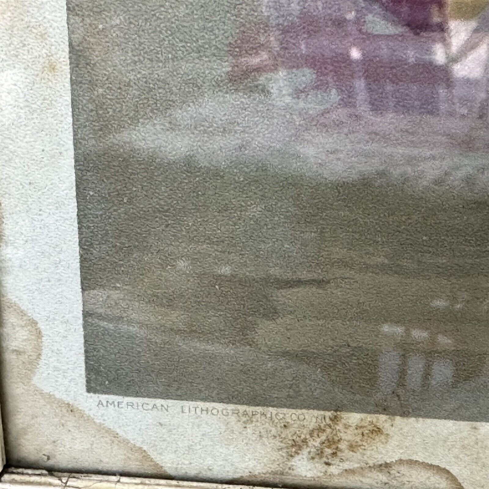 Antique Victorian PAUL DE LONGPRE A Basket of Beauties Red Roses Chromo ...