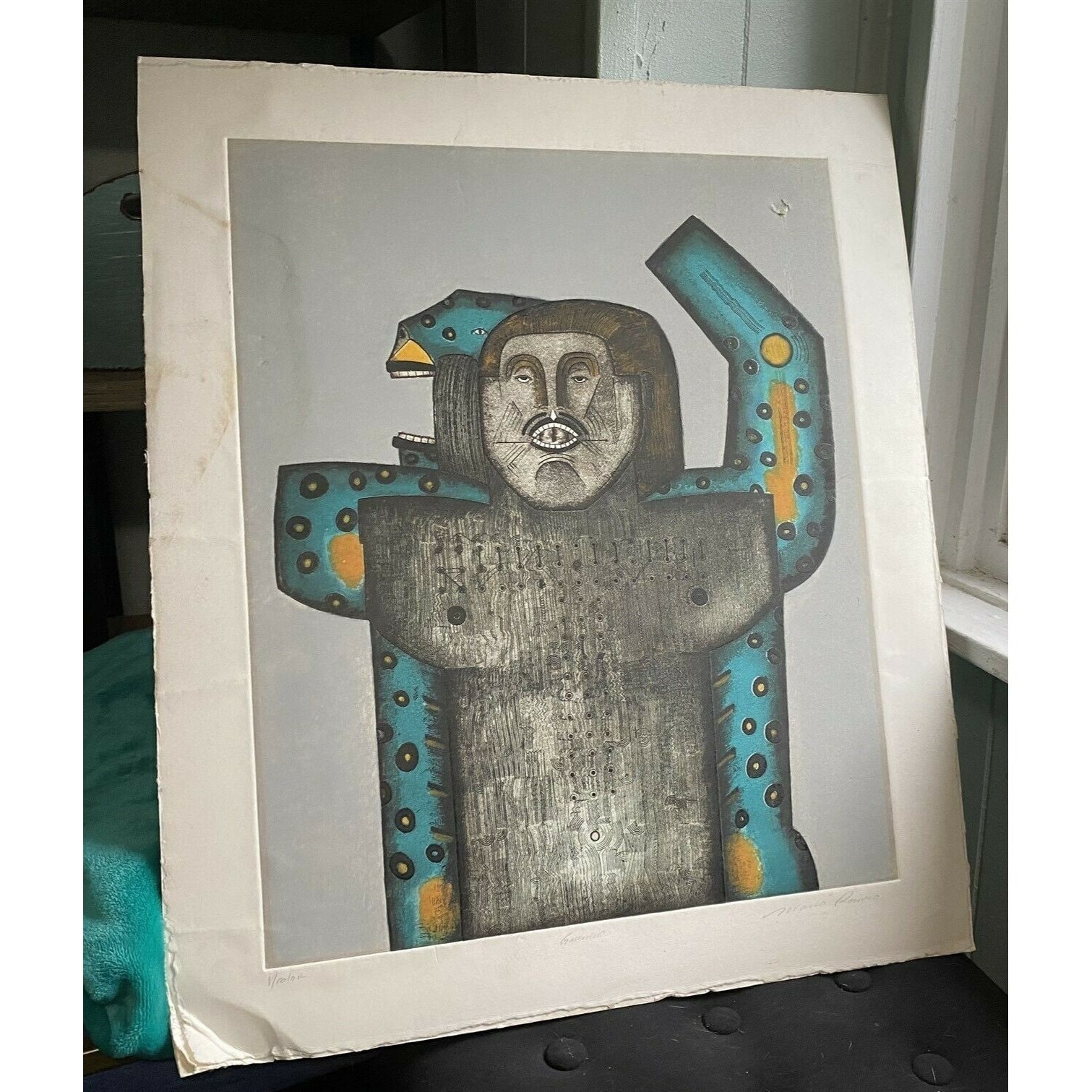 Mario Romero Mexico Print Aquatint Signed Mounted Foam Art - Etsy
