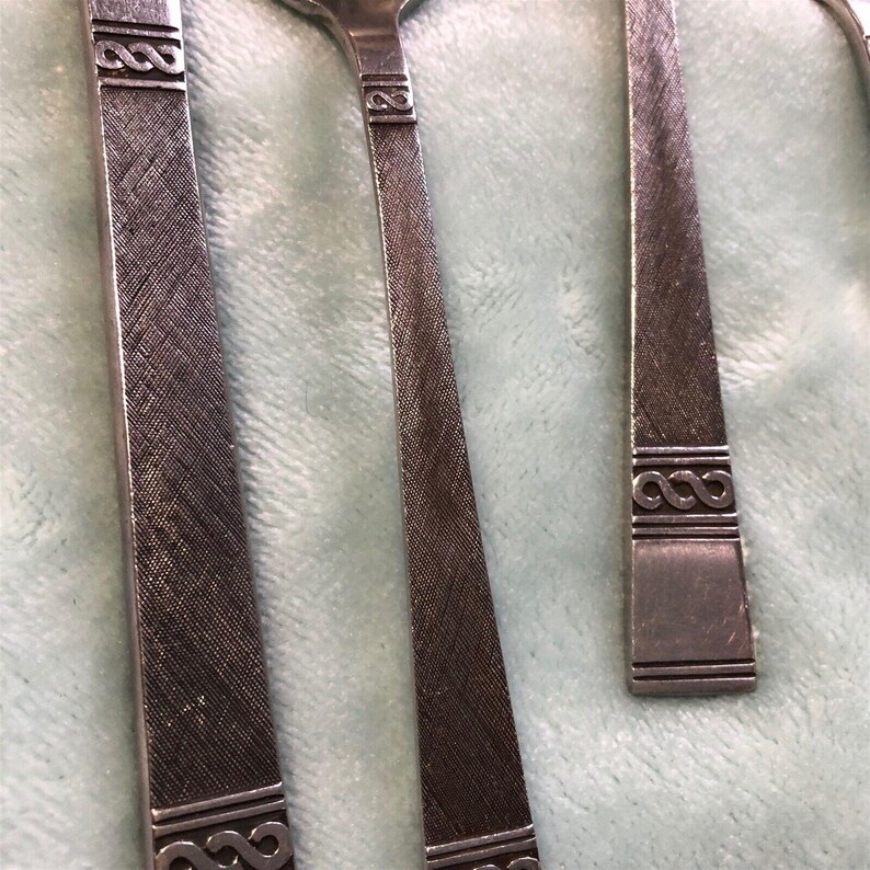 Vintage IIC Imperial Stainless Flatware Lot Japan Mid Century Scroll ...