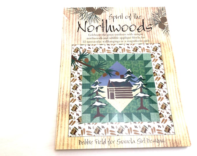 Northwoods, Quilt Pattern, Quilt Book, Cabin Quilt, Nature Quilts ...