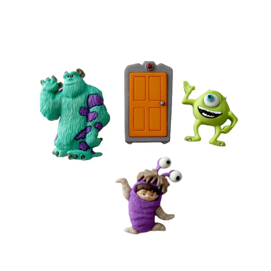 Disney Pixar Monsters Inc. TM Buttons, Mike Wazowski TM, Sully, Boo ...
